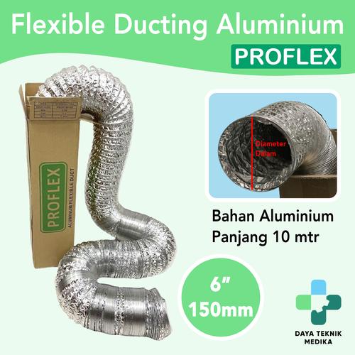 Jual Proflex Flexible Round Duct 6 inch 150mm - Non Isolasi / Insulated - Jakarta Pusat - Daya ...
