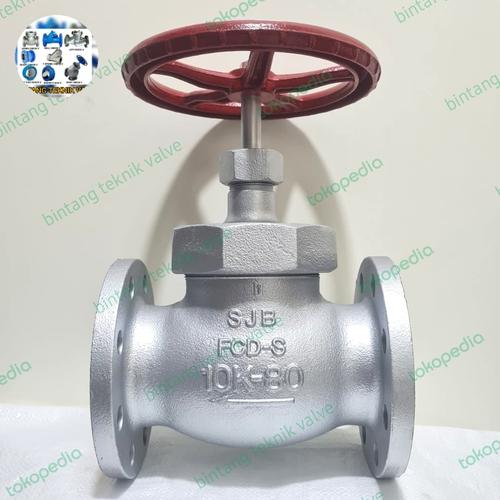 Jual globe valve 1" inch kitz DN25 JIS 10K FCD-S cast iron flange steam - Jakarta Barat ...