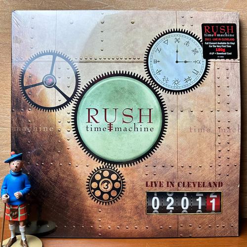Promo VINYL RUSH - TIME MACHINE 2011 : LIVE IN CLEVELAND (4LP,180G,BLCK ...