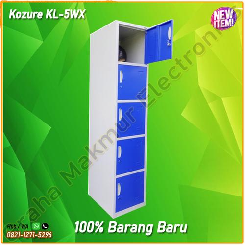 Jual Lemari Loker Besi 5 Pintu Lebar Kozure KL-5WX (masuk untuk helm ...