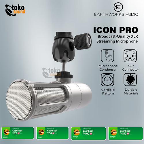 Jual EARTHWORKS ICON PRO Broadcast-Quality XLR Broadcast Podcast ...