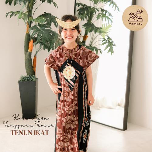 Jual DRESS TENUN ROTE PAKAIAN ADAT ANAK NTT - Kab. Bekasi - Vameru ...