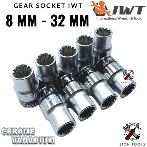 Jual IWT GEAR SOCKET SEGI 4 6 12 ALAT PEMBUKA BAUT RUSAK 19 MM - 32 MM ...