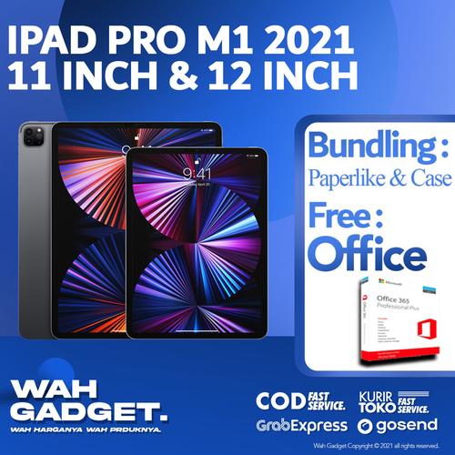 Jual Apple iPad Pro M1 11" 12,9" 2021 128GB 256GB 512GB 1TB - Garansi 1 Thn - 11"2TB, SILVER ...