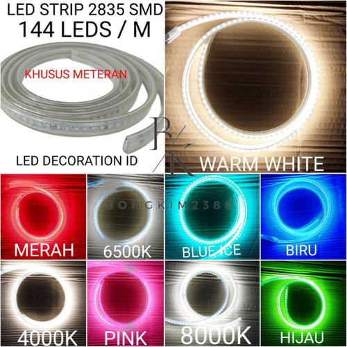 Promo LAMPU LED STRIP 2835 144LEDS PER METER / KHUSUS METERAN 1M ...