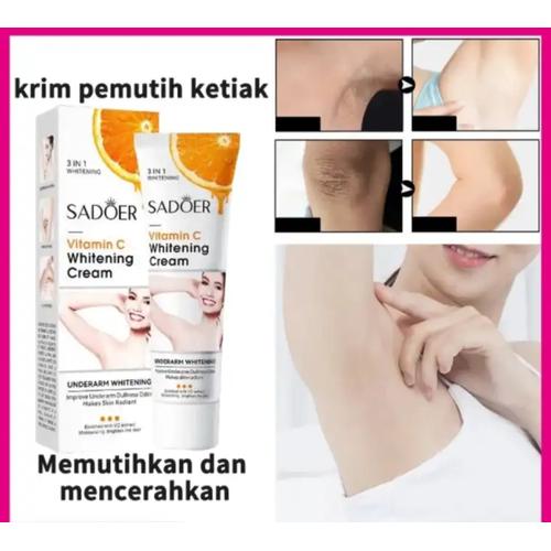 Jual ORI Sadoer Vitamin C Whitening Cream Underarm 50 Gr / Krim Pemutih - Jakarta Pusat ...