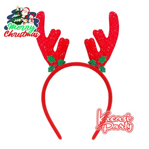 Promo Bando Natal 20 / Bandana Natal / Head Band Christmas / Hiasan ...