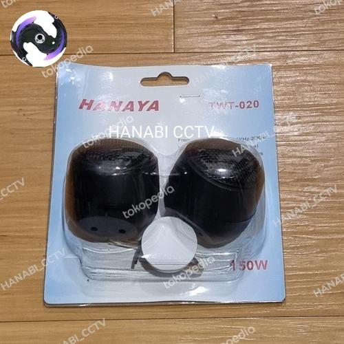 Jual Tweeter Mobil Speaker Mini Hanaya TWT-020 150W Twiter Spiker ...