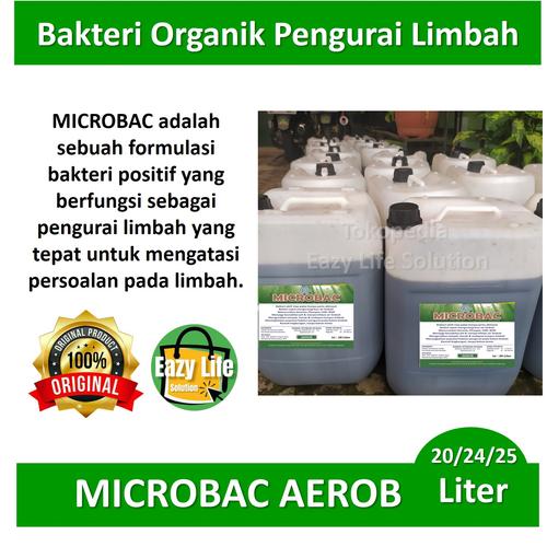 Jual Bakteri Aerob Pengurai Limbah IPAL Microbac 20 25 Liter Jerigen ...