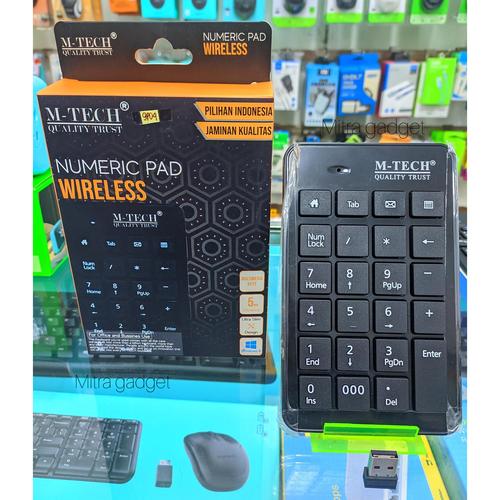 Jual Keyboard Numeric KeyPad M-Tech Wireless USB Mini keyboard Angka ...