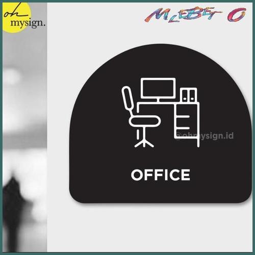 Jual Sign Board Akrilik Office Kantor Papan Acrylic Signage Tempel ...