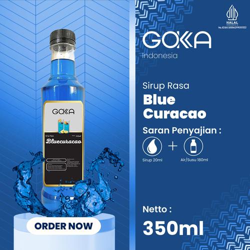 Jual Sirup Gokka Blue Curacao / Minuman Syrup Gokka Rasa Blue Curacao ...