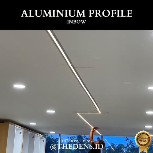 Promo LED Aluminium Profile High Quality Plafond 2 M - KAP PUTIH SUSU ...