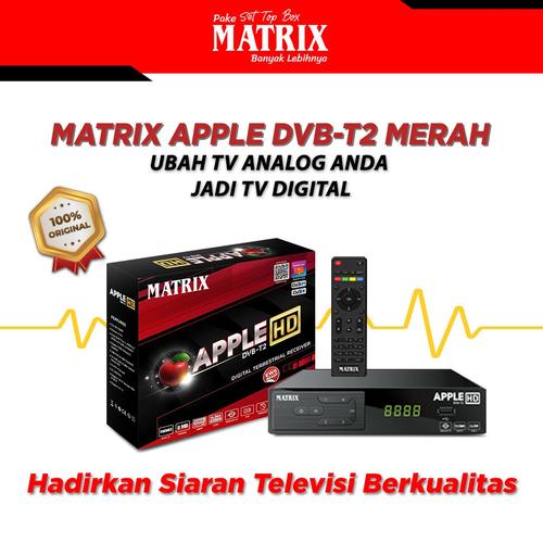 Jual STB MATRIX APPLE DVBT2 MERAH - Jakarta Barat - MATRIX OFFICIAL ...