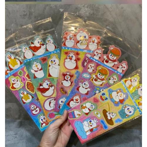 Jual Hologram Stiker Karakter Mixue - Laser Stiker Karakter Mixue ...