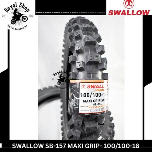 Jual BAN TRAIL BELAKANG SWALLOW MAXI GRIP 100/100 RING 18 MOTOR KLX CRF ...