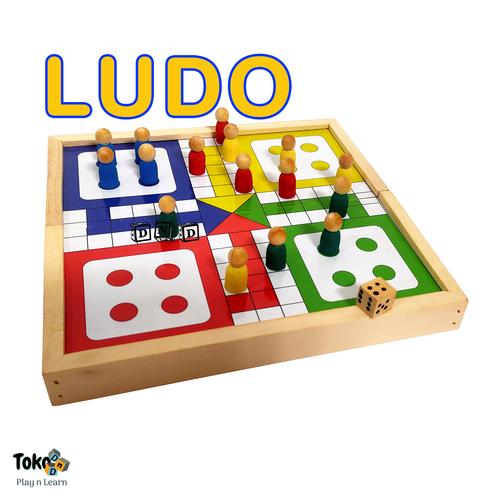 Jual Mainan Anak Keluarga Family Board Game Ludo Permainan Papan Kayu ...