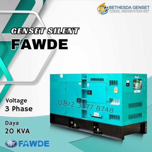 Jual Mesin Genset Fawde 20 kva Silent 380 Volt 20kva Diesel - Kota ...