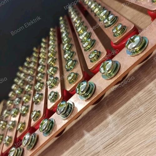 Jual Busbar Terminal Nol 10 Baut Tebal 3mm Pnjang 22cm(Harga Perbatang ...