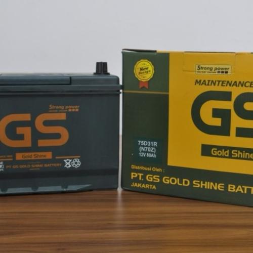 Jual AKI BATERAI KERING GS GOLDSHINE N70Z/75D31R 80AH L300 COLT DIESEL ...