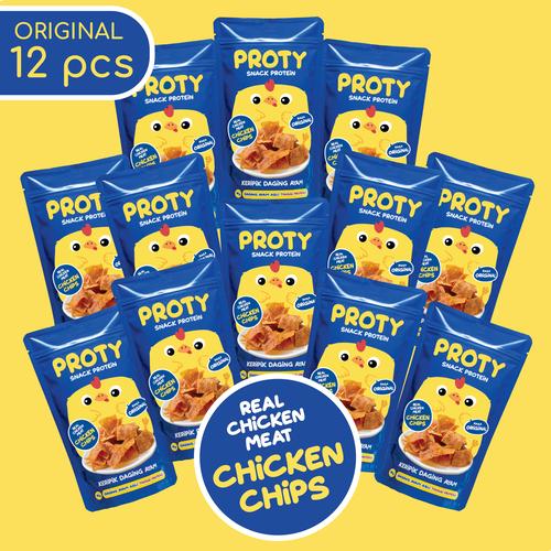 Jual PROTY Original (Bundle 12) Snack Keluarga Tinggi Protein Chicken ...