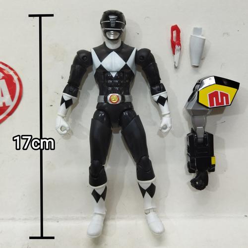 Jual MIGHTY MORPHIN POWER RANGERS LEGACY Black RANGER Hitam Lus ori ...