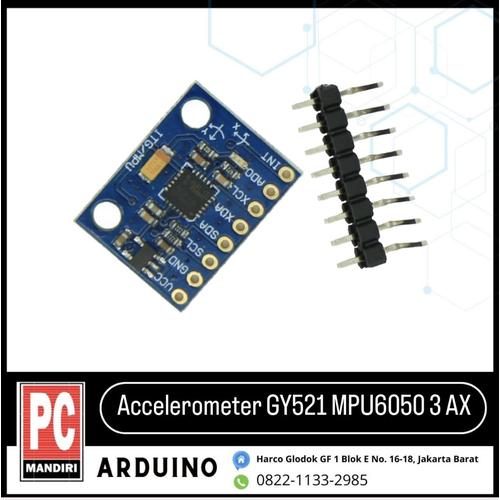 Jual Module Accelerometer Gyroscope Gy521 Mpu6050 3 Axis Sensor Kecepatan Jakarta Barat Pcm