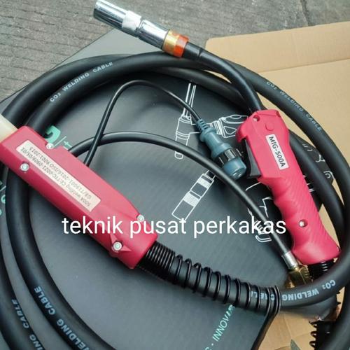Jual Welding Torch Stang Las MIG TIG CO 500 A 5 Meter - Jakarta Timur ...