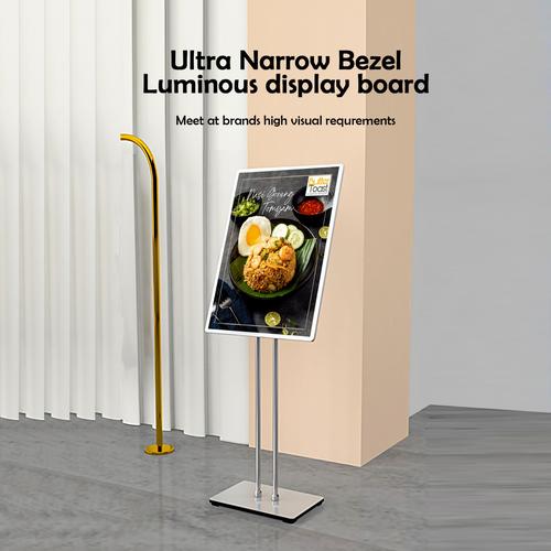 Jual Standing Poster Slim Light Box LED Display - A2 FRAME WITH STNDING ...