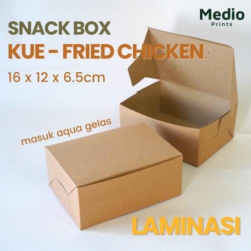 Jual Snack Box Kue Basah - Fried Chicken - Kraft Laminasi - Kota ...