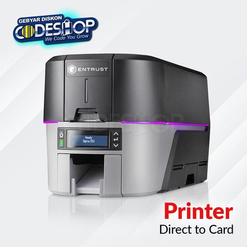 Jual Printer ID Card Entrust Sigma DS3 Single Side Cetak Kartu USB LAN - Jakarta Pusat ...