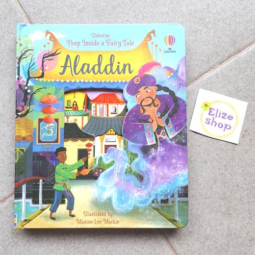 Promo USBORNE Peep Inside A Fairy Tale, buku flip flap anak - aladdin ...