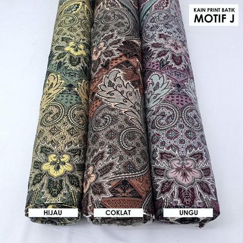 Jual Kain Batik / Kain Batik Katun Kayla Motif J (Per 0.5 Meter ...