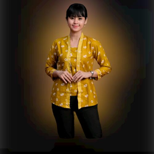 Jual kebaya kutu baru batik warna kuring khas Indonesia exclusive ...