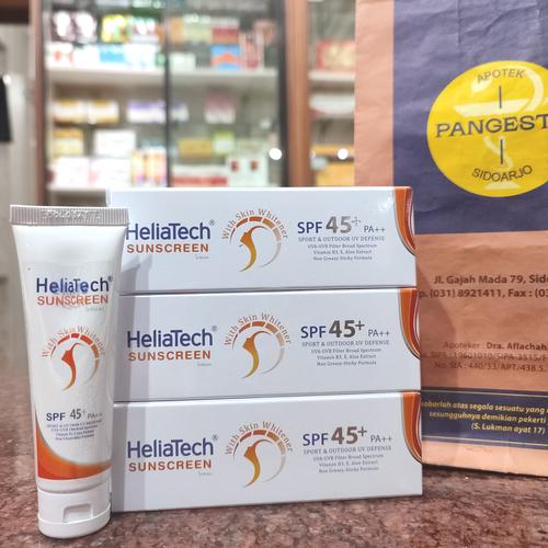 Promo HeliaTech Sunscreen SPF45+ Lotion 30gr / Helia Tech / HeliaTek ...