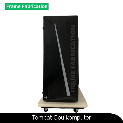 Promo Tatakan Alas CPU komputer Flat roda Besi nylon - WARNA RANDOM ...