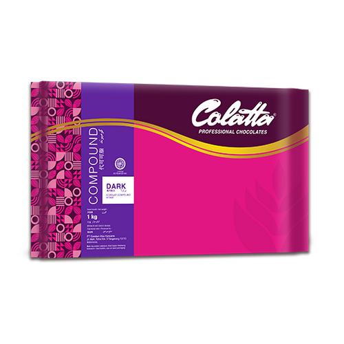 Jual COLATTA DARK CHOCOLATE COUMPOUND 1KG / COKLAT BATANG 1000 GR ...
