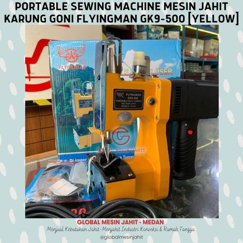 Jual PORTABLE SEWING MACHINE MESIN JAHIT KARUNG FLYINGMAN GK9-500 ...