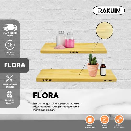 Jual FLORA rak ambalan dinding kayu RAKU - S=26 - Kota Surabaya - Raku ...