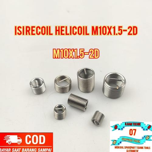 Jual isi recoil helicoil m10x1.5 2d cocok untuk drat baut 14 kasar ...