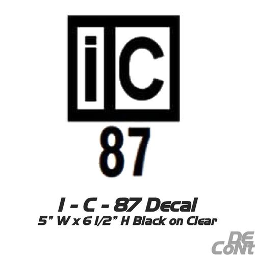 Jual Iso container Sticker ic 87 Decal - Jakarta Utara - De'Cont ...