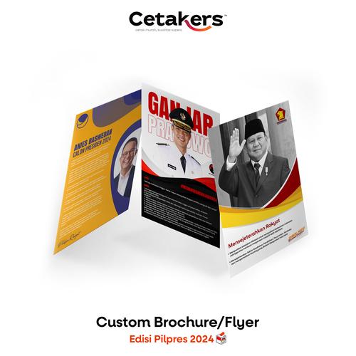 Jual CETAK BROSUR KAMPANYE PEMILU PILPRES 2024 1 RIM – CUSTOM PAMFLET ...