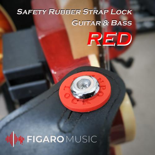 Jual Gitar Strap Safety Lock Rubber - Strap Lock Guitar Bass - Merah ...