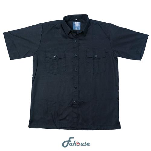 Jual BASIC WORKSHIRT SHORT/KEMEJA POLOS LENGAN PENDEK JAPAN DRILL XXXL ...
