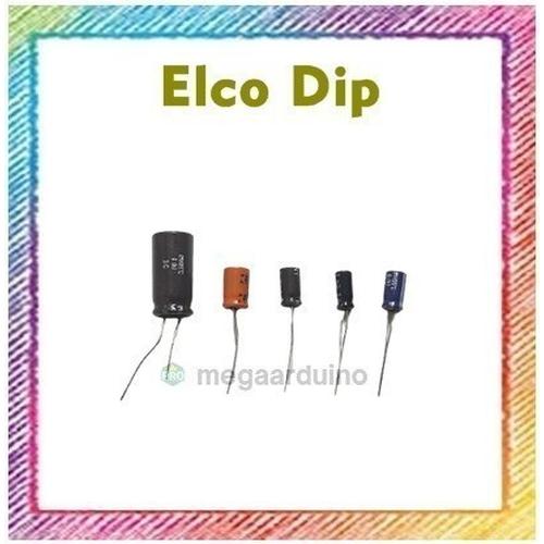 Jual Elco elko 220uF 35V 220 uf 220UF 35volt 35 volt 35v 35 v kapasitor ...