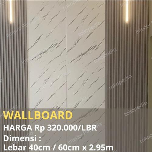 Jual WALLBORD PVC DINDING 60CM AND 40CM x 2,95M - wp 18, 60cm X 2'95m ...