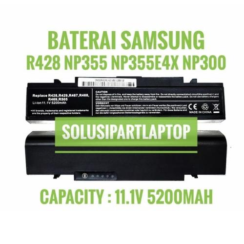 Jual Baterai Samsung NP300 NP300E4X NP305 NP355 NP355E4X R408 R428 ...