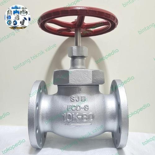 Jual globe valve 2" inch kitz DN50 JIS 10K FCD-S cast iron flange steam - Jakarta Barat ...