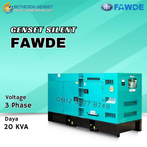 Jual Mesin Genset Silent 20 Kva Fawde Copy Stamford 3 Phase - Kota Surabaya - Distributor Mesin ...