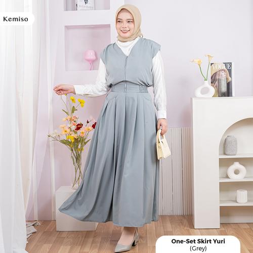 Jual Kemiso One Set Skirt Yuri Series I Setelan Rok Wanita - YURI CHOCO - Kab. Bekasi - Kemiso ...